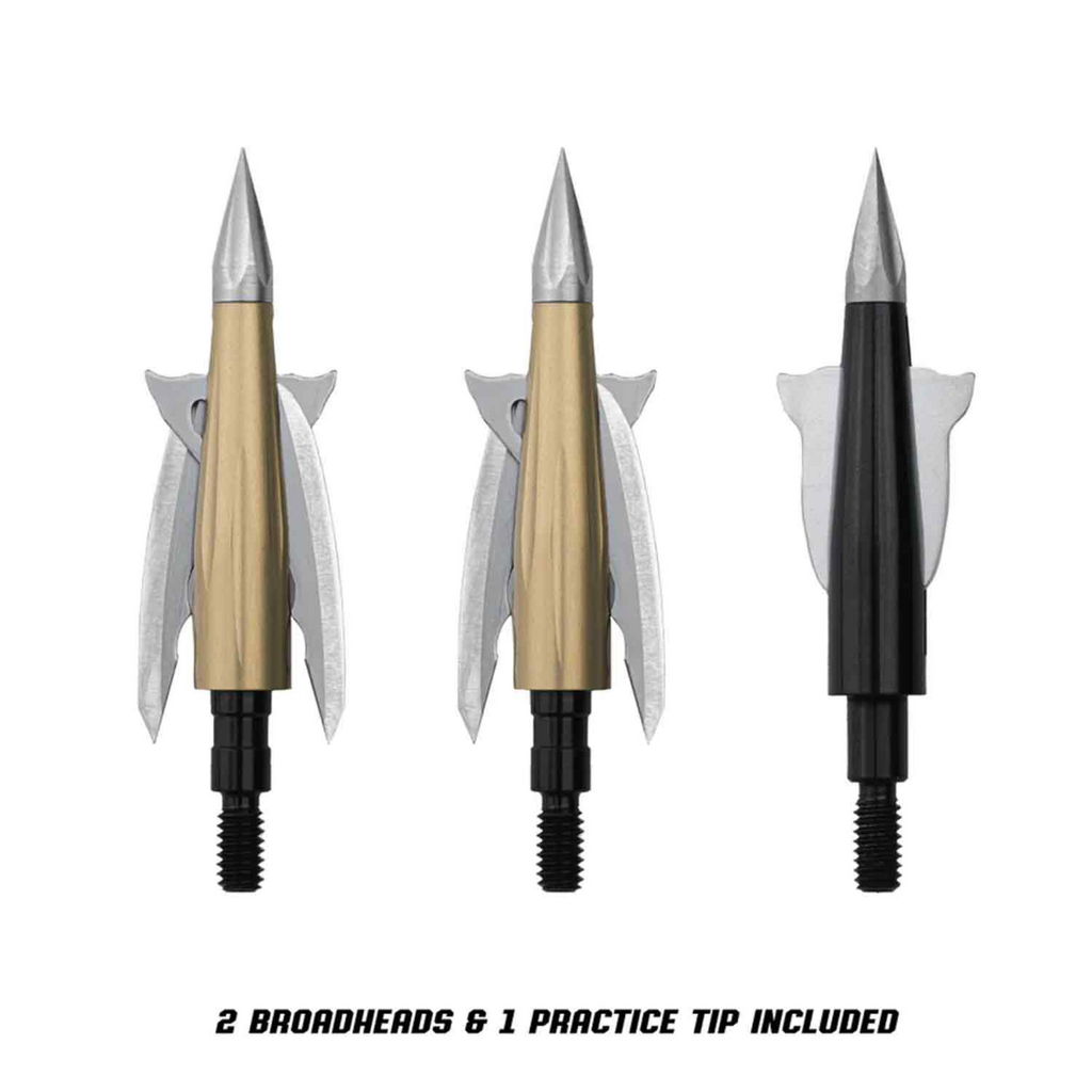 BEAST BROADHEADS 2 PACK + PRACTICE TIP – Barefoot Archery