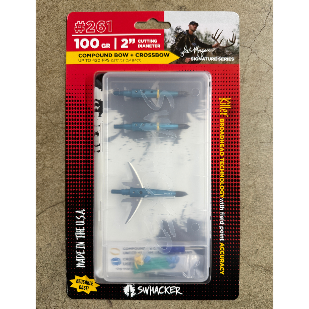 LEVI MORGAN SWHACKER #261 100g BROADHEADS – Barefoot Archery